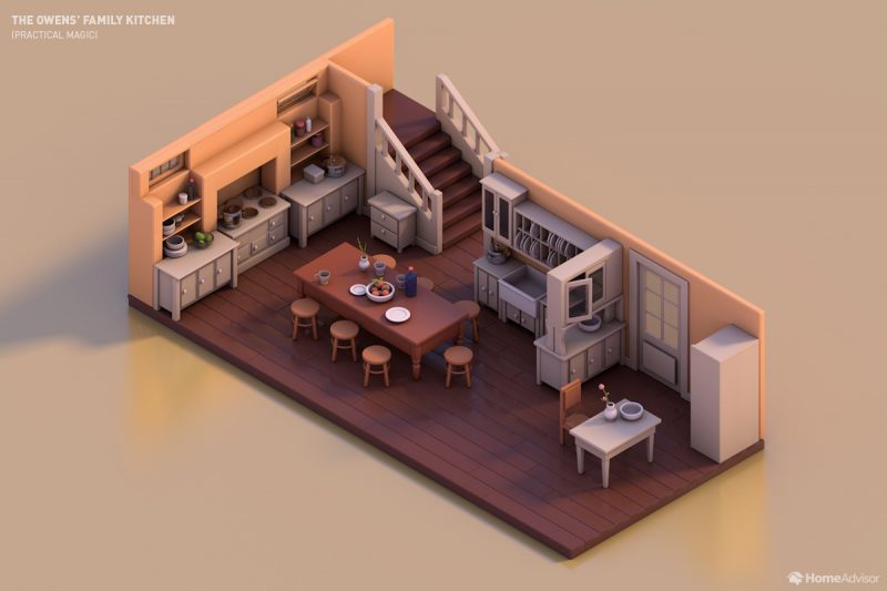 7 Kitchen Designs to Steal from the Movies! - Hello Lovely