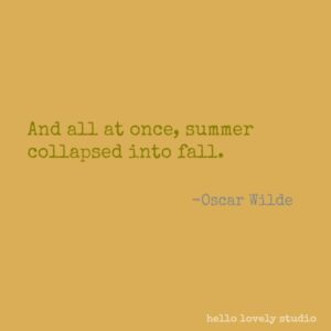 Summer is Collapsing & It's Beautiful as it Falls - Hello Lovely