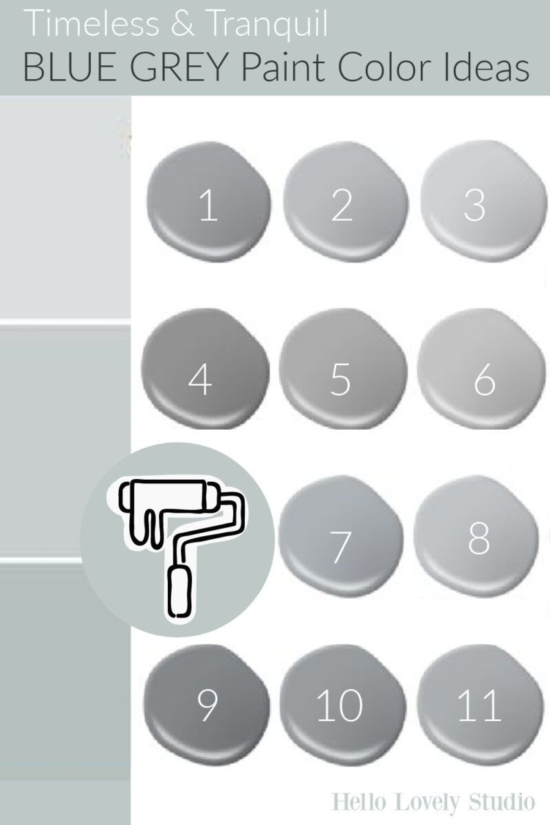 11 Grey-Blue Paint Color Ideas: Timeless Grays for Interiors Now ...