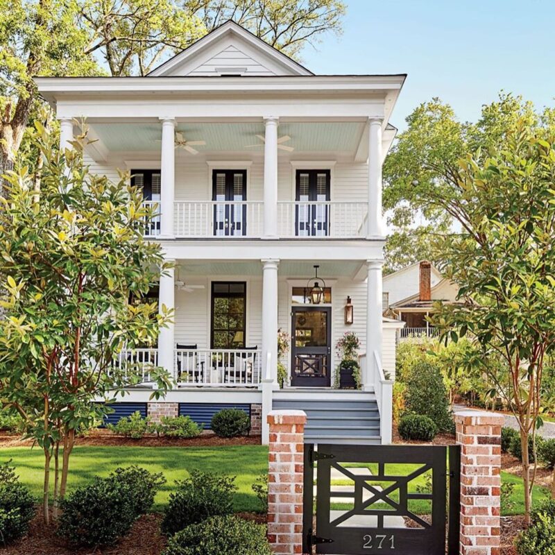 Gorgeous White Homes + White Exterior Paint Colors to Try Now! - Hello ...