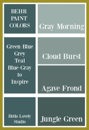 Grey Blue Paint Colors: How to Create a Tranquil Slate Mood - Hello Lovely