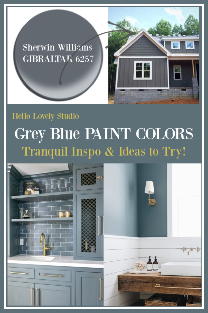 Grey Blue Paint Colors: How to Create a Tranquil Slate Mood - Hello Lovely
