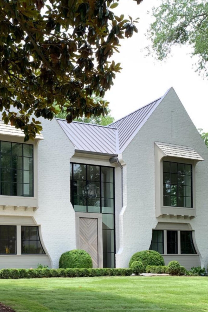 Gorgeous White Homes + White Exterior Paint Colors to Try Now! - Hello ...