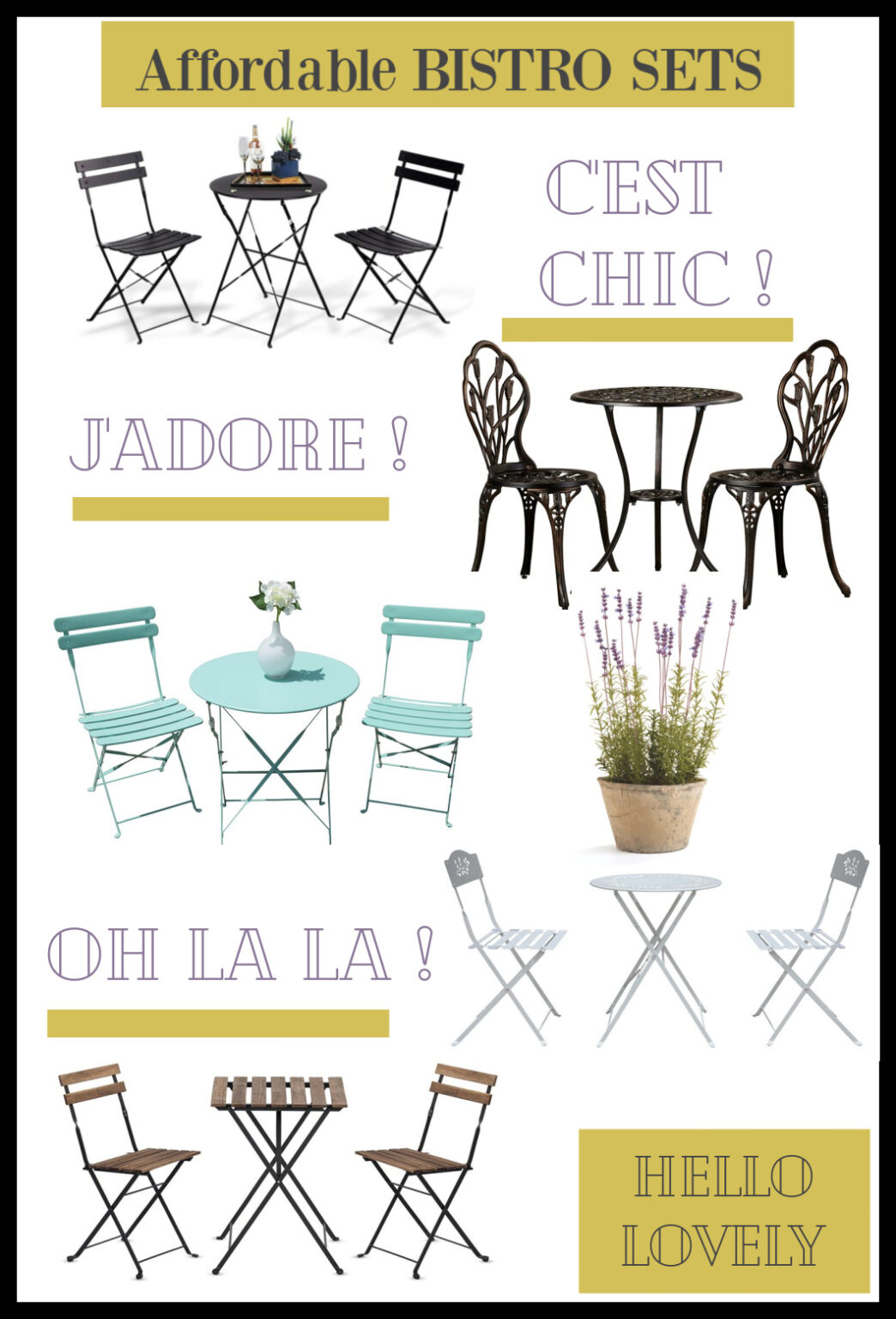 How to Create a Charming French Café Look Outdoors for Summer Now ...