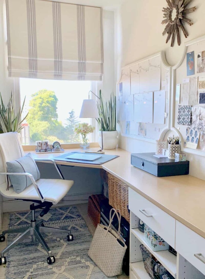 9 Savvy Ideas for a Smart Small Home Office - Hello Lovely