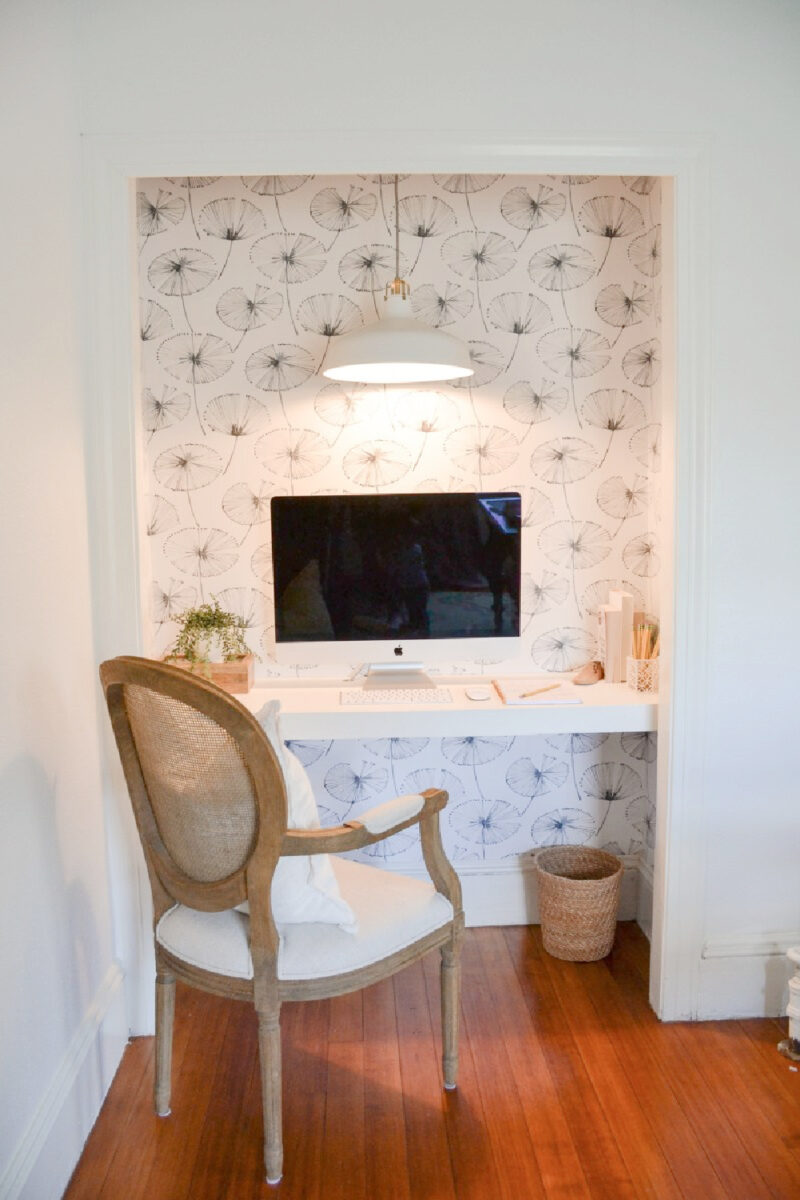 9 Savvy Ideas for a Smart Small Home Office - Hello Lovely