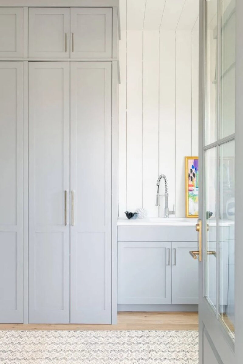 Dreamy Laundry and Mud Rooms + Paint Colors - Hello Lovely