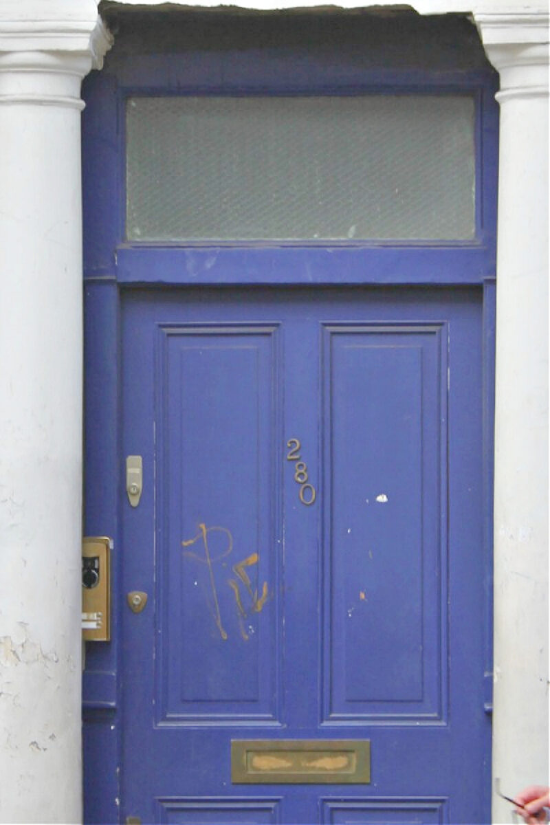 Front Door Paint Colors: Notting Hill Photos! - Hello Lovely