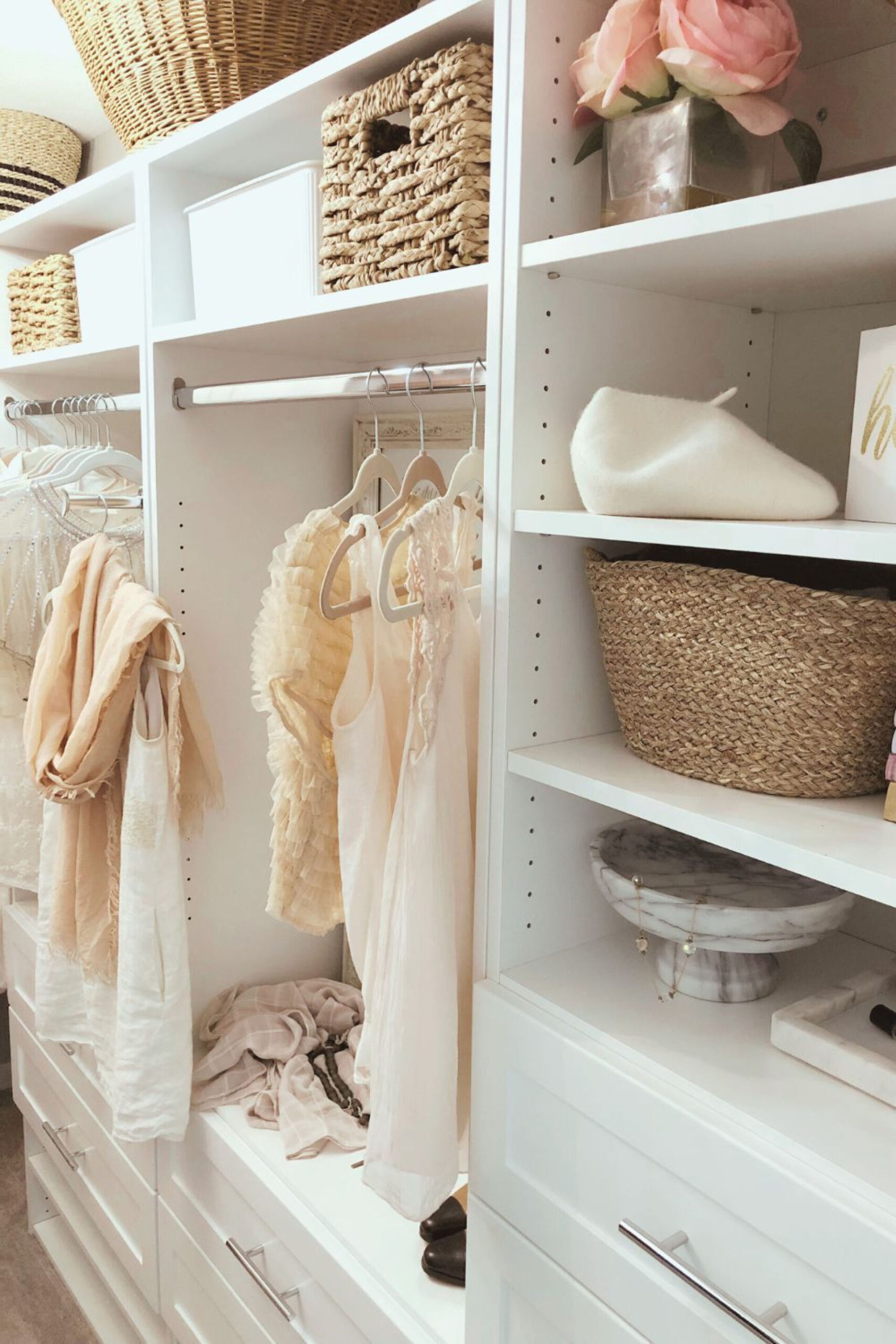 Brilliant CLOSET HACKS & Tips to Customize a Walk-in Closet - Hello Lovely
