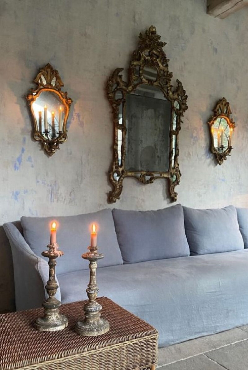Belgian Linen, Belgian Interiors & Pale Stone Color Stories - Hello Lovely