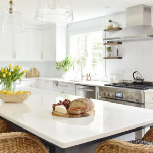 White QUARTZ COUNTERTOPS: 3 Viatera Options - Hello Lovely