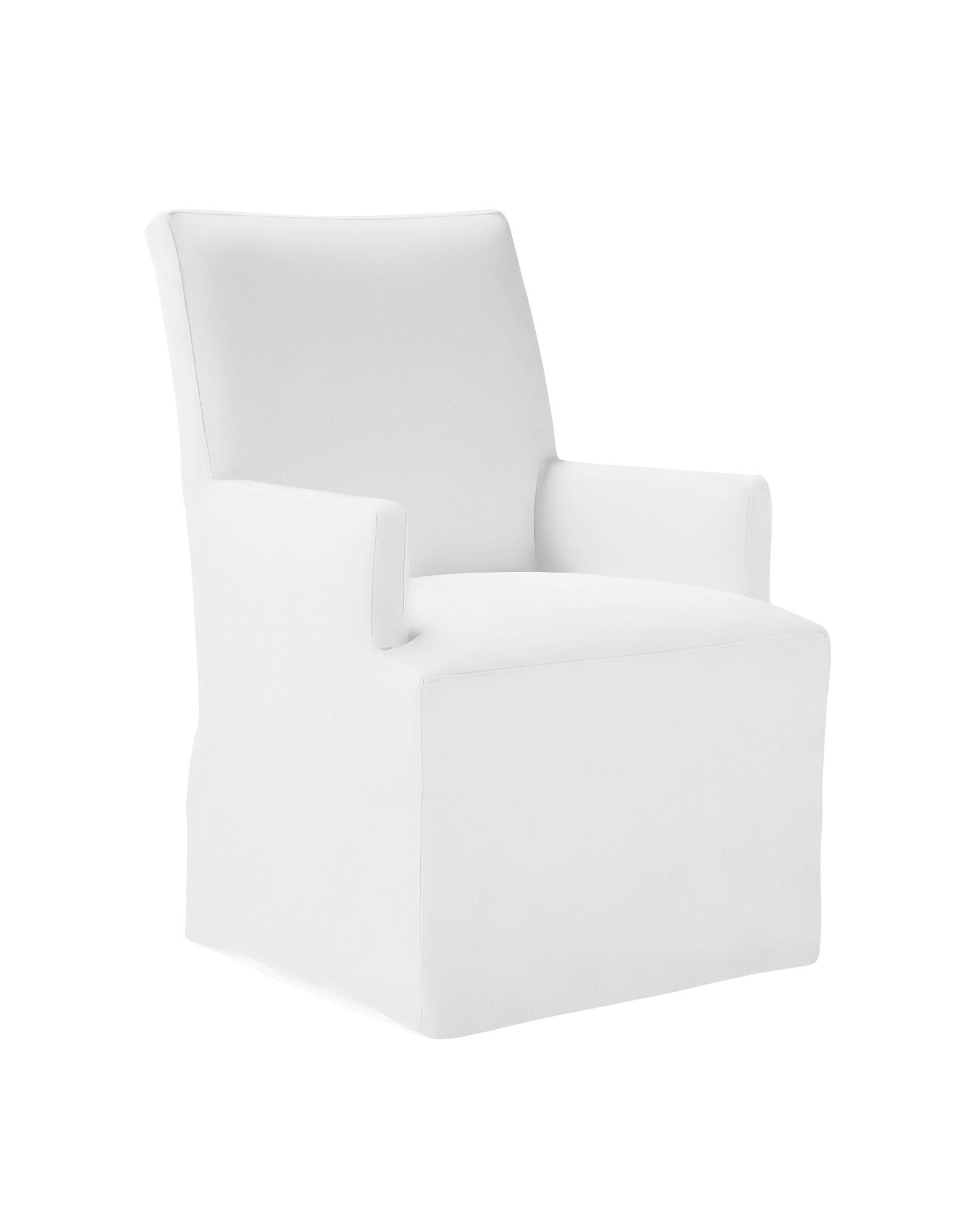 Linen Covered Chairs & How I Live With Belgian Linen - Hello Lovely