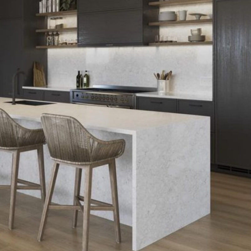 7 Viatera White Quartz Countertop Options to Love - Hello Lovely