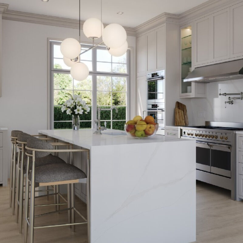 7 Viatera White Quartz Countertop Options to Love - Hello Lovely