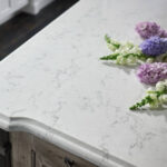 White QUARTZ COUNTERTOPS: 3 Viatera Options - Hello Lovely