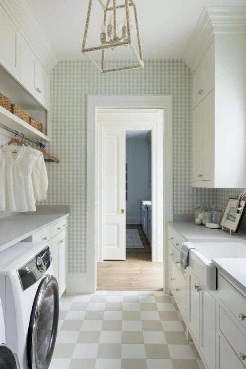 Charming Mud Room Paint Colors for Laundry & Utility Rooms - Hello Lovely